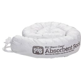 PIG SHEEN Clean® Oil-Only Bindevlies-Saugstrumpf, Länge 1220 mm, VE 12 Stk, 45 l/VE, Ø 80 mm