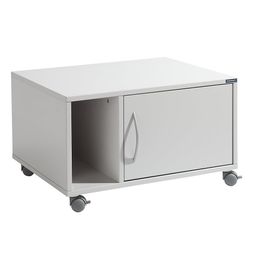 eurokraft pro Unterschrank, mobil, HxBxT 425 x 700 x 570 mm, lichtgrau RAL 7035