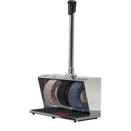 Heute POLIFIX 2 Schuhputzmaschine, LxB 310 x 560 mm, silber