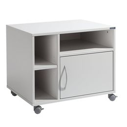eurokraft pro Unterschrank, mobil, HxBxT 595 x 700 x 570 mm, lichtgrau RAL 7035