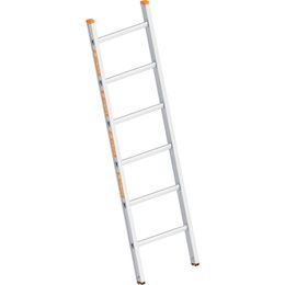 Layher Alu-Anlegeleiter, mit Sprossen, Breite 450 mm, 6 Sprossen