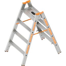 Layher Schwerlasttritt, Tragfähigkeit 200 kg, 2 x 4 Stufen, ab 2 Stk