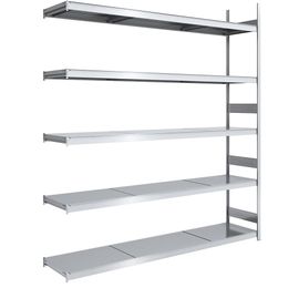 hofe Großfach-Steckregal mit Stahlböden, Höhe 3000 mm, Fachbodenbreite 2500 mm, Fachbodentiefe 600 mm, Anbauregal