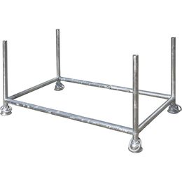 Eichinger Stapelgestell, LxBxH 1200 x 1030 x 750 mm, mit 1 Querrohr, verzinkt