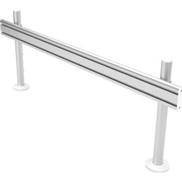 Dataflex Schreibtisch-Schienensystem VIEWLITE, HxBxT 450 x 1200 x 52 mm, Tragfähigkeit 24 kg