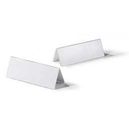 Durable Tischnamensschild aus Acryl, HxB 105/210 x 297 mm, VE 10 Stk, Dachform