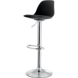 meet Barhocker BOBBA, mit Sitzkissen, VE 2 Stück, schwarz