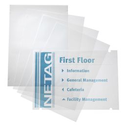Durable Ersatzfolien für CRYSTAL SIGN, für DIN-A3-Türschild, VE 20 Stk, HxB 420 x 297 mm