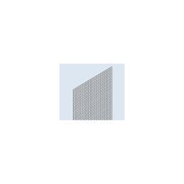eurokraft pro Rückwand-Verkleidungsgitter, für Höhe 2000 mm, 3 Sicherungsleisten