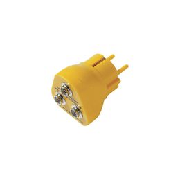 NOTRAX Erdungsstecker, ESD, gelb