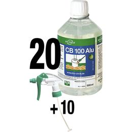 Bio-Circle Industriereiniger CB 100 Alu, VE 20 Flaschen à 0,5 l, 10 Sprayer, fettlösend