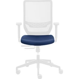 Dauphin Sitzhusse TO-SYNC, für Bürodrehstuhl, azurblau