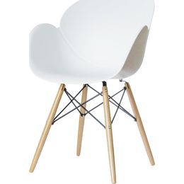 meet Schalenstuhl KIWOOD, VE 2 Stück, weiß