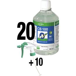 Bio-Circle Industriereiniger CB 100, VE 20 Flaschen à 0,5 l, 10 Sprayer, fettlösend