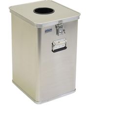 Gmöhling Gmöhling Entsorgungsbehälter G®-DROP, Volumen 80 l, Aluminium mit Rädern, abschließbar
