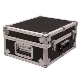 VISO Transportbox, gepolstert, Alu-Rahmen mit Sperrholzwänden, mit Griff, Außen-LxBxH 450 x 350 x 210 mm