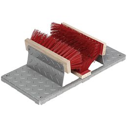 Var Schuhreiniger, aus Stahl-Tränenblech, LxBxH 590 x 290 x 170 mm