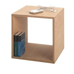 Tojo Beistelltisch CUBE, HxBxT jeweils 350 mm, Buche Multiplex