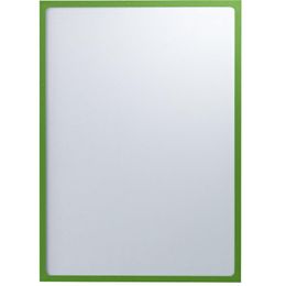 eurokraft basic Magnetische Infotasche, DIN A3, BxH 312 x 435 mm, Rahmen grün, VE 10 Stk