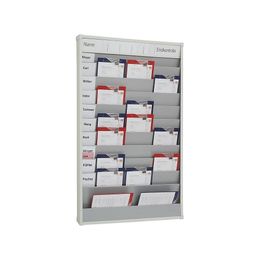 EICHNER Werkstattplaner für KFZ-Betriebe, BxHxT 870 x 1285 x 76 mm, 10 Reihen