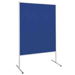 Maul Moderationswand, Filz, blau, BxH 1200 x 1500 mm