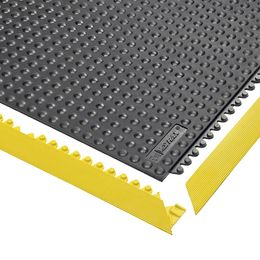 NOTRAX Bodenplatten-Stecksystem, Skywalker HD genoppt ESD, LxBxH 910 x 910 x 13 mm, schwarz