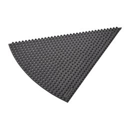 NOTRAX Bodenfliese, Naturgummi genoppt, 45°, Breite 910 mm, Naturgummi