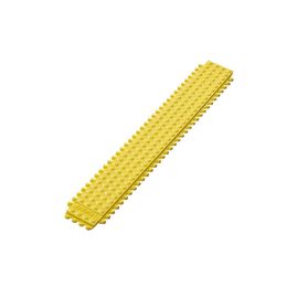 NOTRAX Verbindungsleiste, gelb, LxBxH 910 x 100 x 13 mm, Verbindungsleiste gelb, genoppt