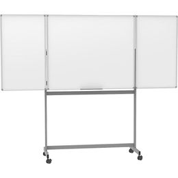 Maul Mobile Klapptafel Maulstandard, magnethaftend, kunststoffbeschichtet, Tafel-BxH 1200 x 1000 mm