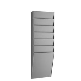 PAPERFLOW Sortiertafel, 1 x 6 Fächer, HxBxT 712 x 236 x 79 mm, alusilber