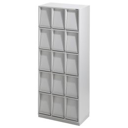 eurokraft pro Klappenschrank, mit 15 Klappen, HxBxT 1864 x 755 x 420 mm