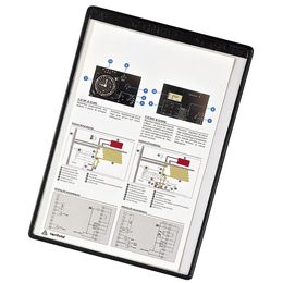 Tarifold Sichttafel DIN A4, für Metalloberflächen, VE 5 Stk