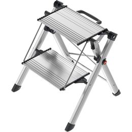 Hailo Alu-Klapptritt MK80 ComfortLine, Plattformhöhe 440 mm, 2 Stufen