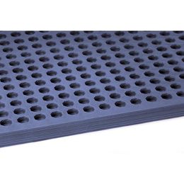 Coba Arbeitsplatzmatte Worksafe, gelocht, Nitrilgummi, blau