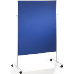 MAGNETOPLAN Moderationstafel EVOLUTION plus, einteilig, Filz blau