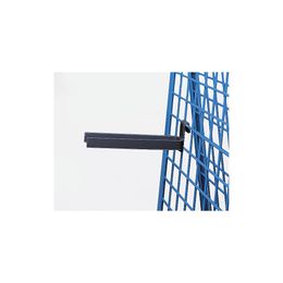 eurokraft pro Trägerelement, Gabelträger, Länge 300 mm, anthrazitgrau