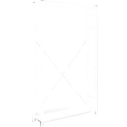 eurokraft pro AntiBak®-Steckregal, antibakteriell, Regalhöhe 2500 mm, Grundregal, Fachbodenbreite 1300 mm, Fachbodentiefe 400 mm