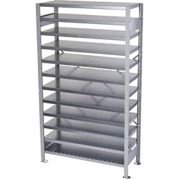 STEMO Steckregal für Regalkästen, HxB 1790 x 1000 mm, Grundregal, Tiefe 500 mm, ohne Kästen