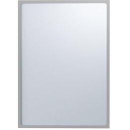 eurokraft basic Magnetische Infotasche, DIN A3, BxH 312 x 435 mm, Rahmen silber, VE 10 Stk