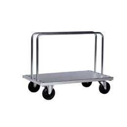 Kongamek Schwerlast-Bügelwagen inkl. 2 Bügel, LxBxH 1250 x 700 x 945 mm, 2 Lenkrollen mit Stopp, 2 Bockrollen