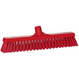 vikan Besen, Breite 410 mm, weich / hart, VE 10 Stk, rot