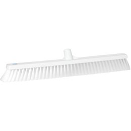 vikan Besen, Breite 610 mm, weich, VE 10 Stk, weiß