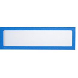 eurokraft basic Magnetische Infotasche, für Überschriften, DIN A4 hoch / DIN A5 quer, 225 x 60 mm, Rahmen blau, VE 10 Stk