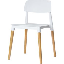 meet Stuhl GLAMWOOD, VE 2 Stück, weiß