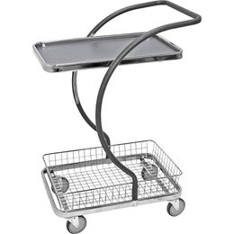 Kongamek C-LINE Einkaufs- und Tischwagen, mit 1 Etage, 1 Gitterkorb, Etagenhöhen 160, 630 mm, ab 2 Stk