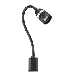 LED-Flexarm-Punktleuchte IP20, LED-Ausführung 3 x 1,5 W, zum Aufschrauben kaiserkraft