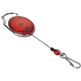 Durable Ausweishalter JOJO STYLE, mit Federhaken, VE 20 Stk, rot