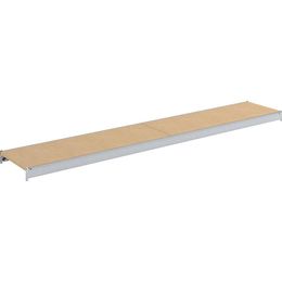 hofe Zusatzfachebene, mit Traversen und Spanplatte, BxT 2500 (2 x 1250 mm) x 500 mm