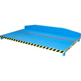 eurokraft pro Restgitter-Palette RGP, LxBxH 1540 x 2500 x 375 mm, lichtblau