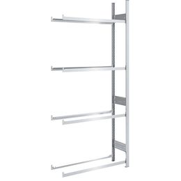 hofe Reifenregal, Regalhöhe 2500 mm, Anbauregal, BxT 1010 x 435 mm